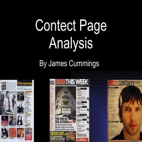 Contect page analysis | PPT