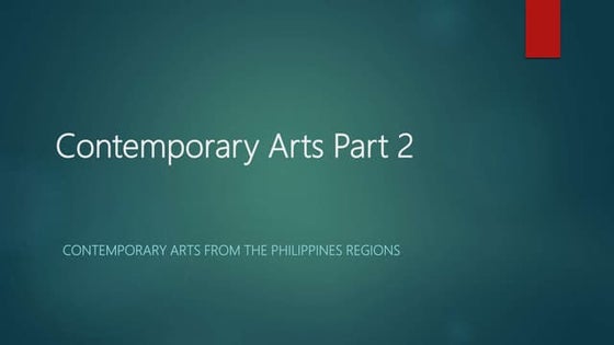 Philippine contemporary art | PPT