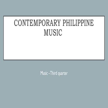 Q3 Music 10 Module 1 Philippine Contemporary music.pdf