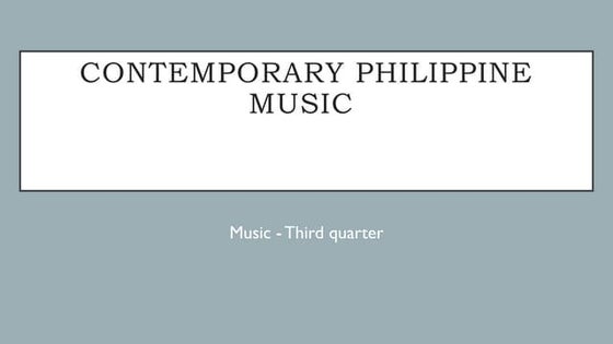 Jose Maceda's life and works. his contributions | PPT