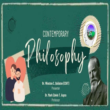 Contemporay Philosophy Phenomenology Presentation | PPT