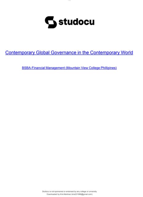 The-United-Nations-and-the-Contemporary-Global-Governance.pptx | Civic ...