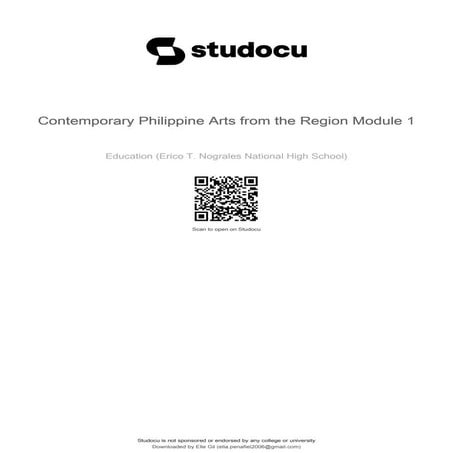 module 1 CPAR.pptx Contemporary arts in the philippines | PPTX