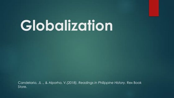 Chapter 1 - DEFINING GLOBALIZATION CONTEMPORARY WORLD.pptx | Geography | Science