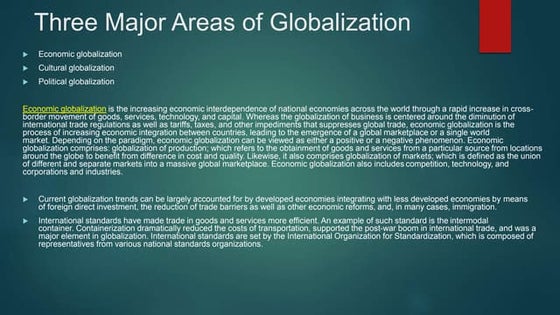 Presentation on Globalization | PPT