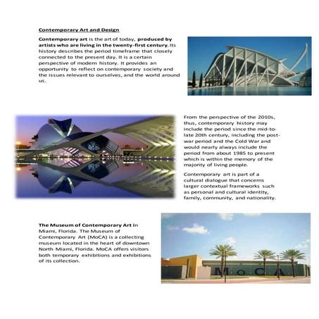 Contemporary art and design | PDF