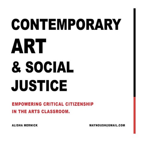 Contemporary Art & Social Justice FHAO | PDF