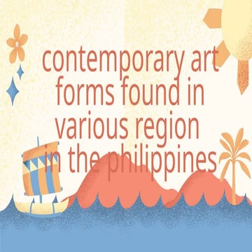 contemporary art forms found in different regions.pptx