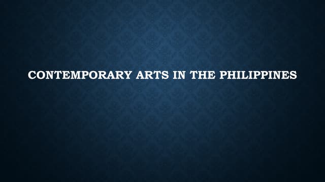 CONTEMPORARY PHILIPPINE ARTS FROM THE REGIONS.pptx