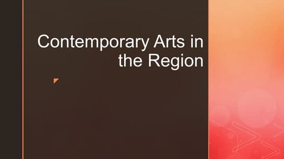 FORMS OF ARTS FROM THE DIFFERENT REGIONS.pptx