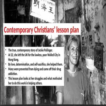 Jackie Pullinger RE Lesson Plan | Contemporary Christians | KS2 ...