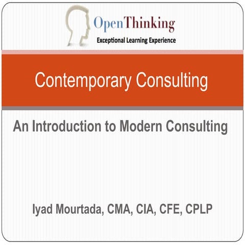 Contemporary Consulting - OpenThinking | PPTX