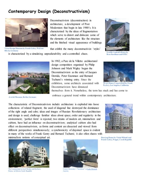 Deconstructivism | PPT