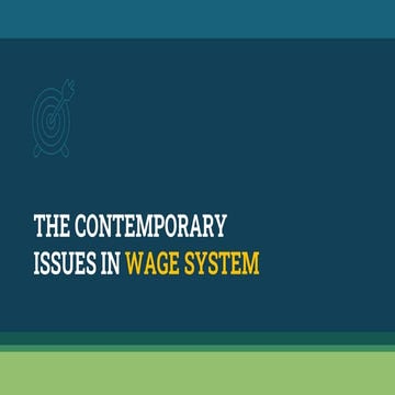 Contemporary issues in wage systems | PDF