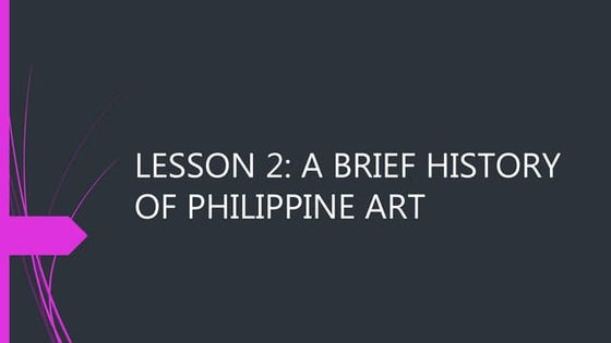 Pre conquest arts | PPTX