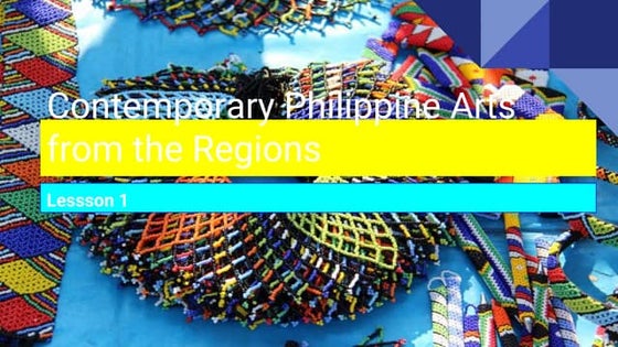SHS Core_Contemporary Philippine Arts from the Regions CG.pdf | Arts ...