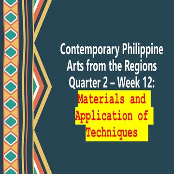 Contemporary Philippine Arts from the Regions Quarter 2.pptx