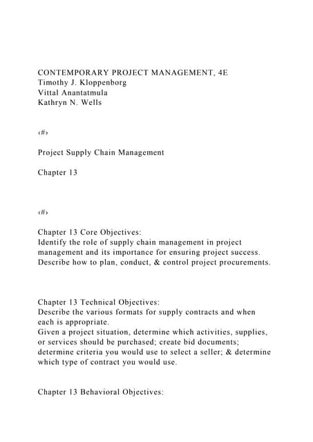 Project Procurement Management | PPTX | Construction Industry | Industries