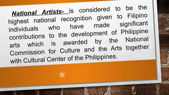 CONTEMPORARY PHILIPPINE ARTS FROM THE REGIONS NATIONAL-ARTISTS | PPTX ...