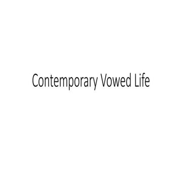 Contemporary Vowed Life.pptx