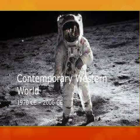Contemporary western world | PPTX