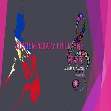 "THE ELEMENTS OF MUSIC"_Contemporary Philippine Arts | PPTX
