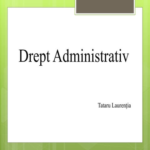 Contenciosul administrativ | PPT