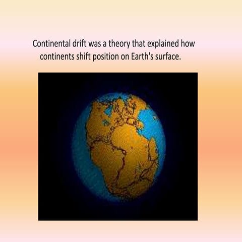 The continental Drift Theory by fb taylor | PPTX