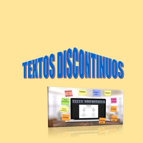 Textos continuos y discontinuos | PPTX