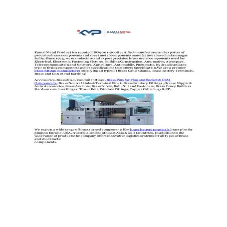 Brass Terminals Manufacturer | DOC
