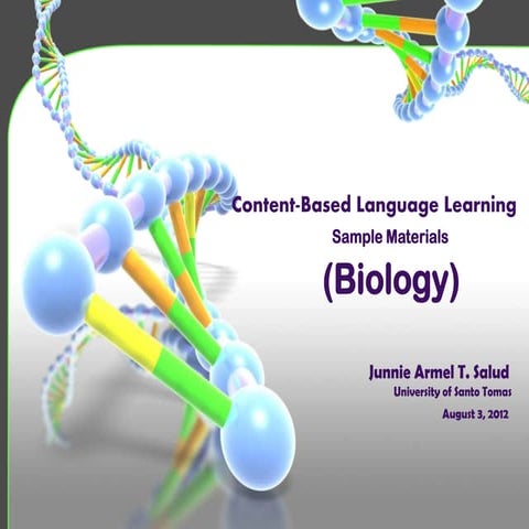 Content-Based Language Learning | PPTX