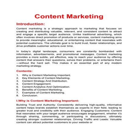 Content Marketing digital marketing .ppt