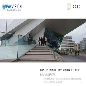 Content Marketing Claim Conversation Globally By Rolf Visser Pptx