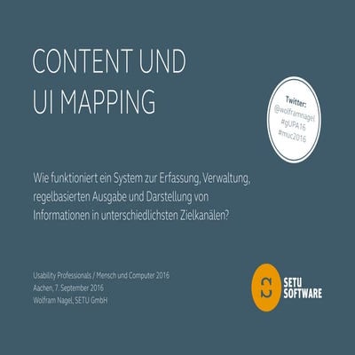 Content UI Mapping | PDF