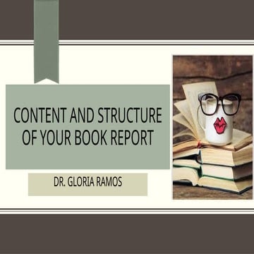 CONTENT AND STRUCTURE OF YOUR BOOK REPORT II.pptx