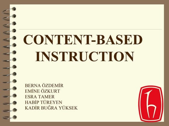 Content-Based Instruction (CBI) | PPTX