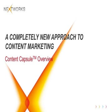 Syndicate Brand Experiences With the Content Capsule | PDF