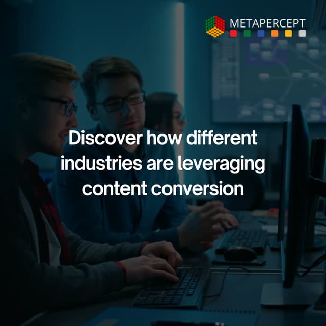 How different industry are leveraging content conversion. | PDF ...