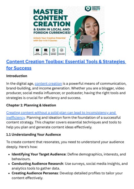 Content Creator | PDF