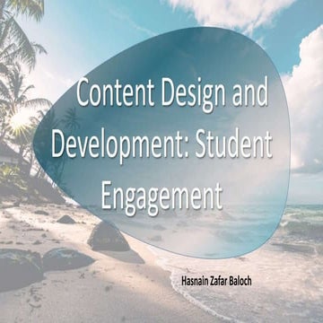 Content Design and Development talk at TUMS | PPT