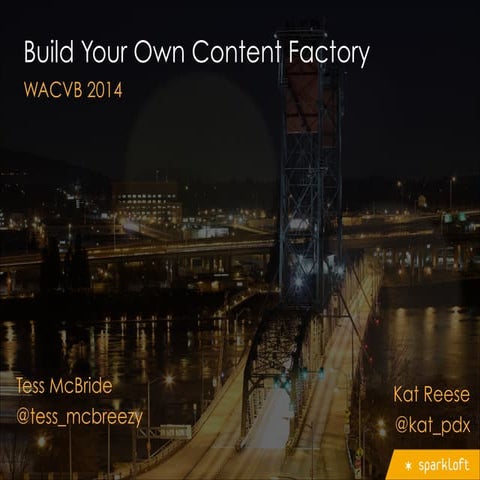 The Social Media Content Factory | PPT