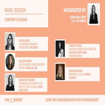Content is queen - panel session | PDF