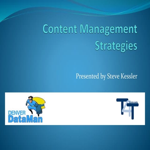 Content Management Strategies | PPTX