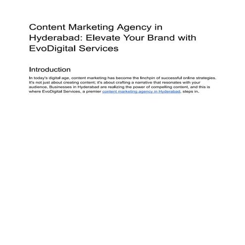 Best pro content marketing Agency Near Me | PDF