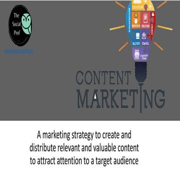 An Introduction to Content Marketing | PPTX