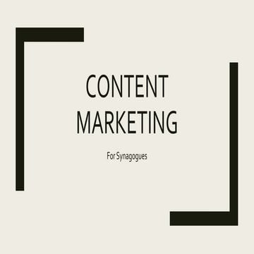 Content marketing blog assignment | PPT