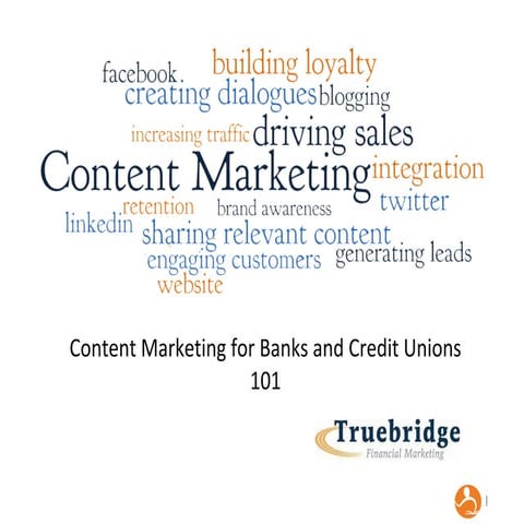 Content marketing for banks and credit unions 101 | PPT
