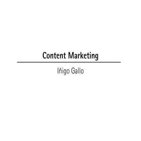 Introduction to Content Marketing | PPT