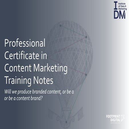 An Introduction to Content Marketing | PPTX