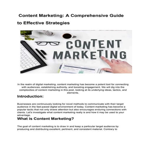 Content Marketing Strategies Guide 2025 Pdf